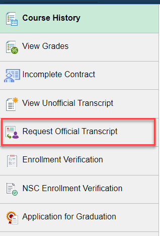Transcripts | Office of the Registrar | SDSU